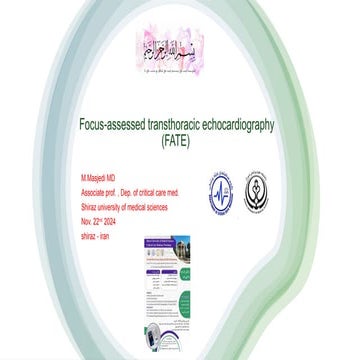 Focus Assessed Transthoracic Ultrasound ( FATE ) - 22 Nov 2024 - Dr ...