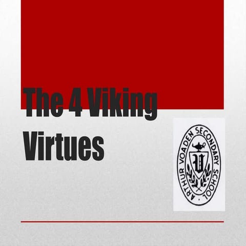 The 4 viking virtues | PPTX