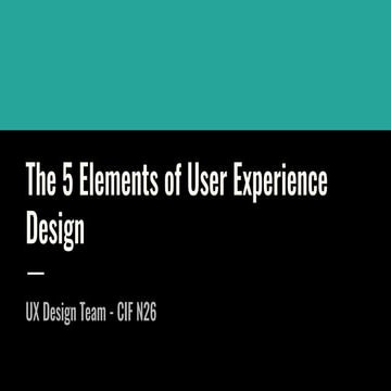 The 5 Elements of User Experience Design.pdf