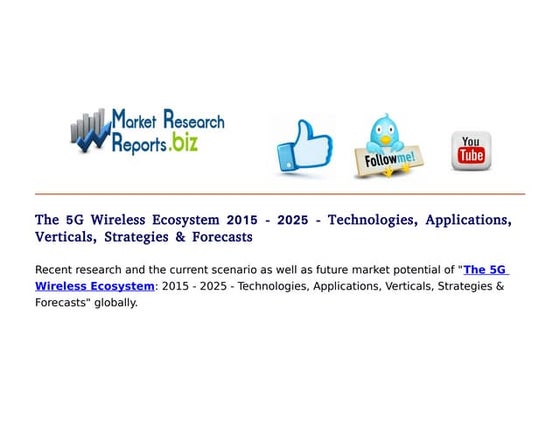 5G Wireless Network, Milimeter Wave, small cell and Micrio cell | PPT