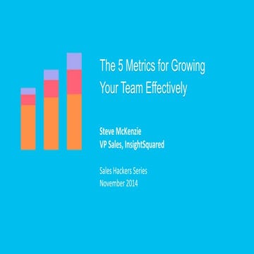 The 5 Metrics for Growing Your Team Effectively | PPT