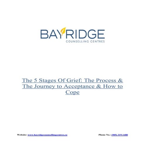 The 5 Stages Of Grief: The Process & The Journey to Acceptance & How to ...