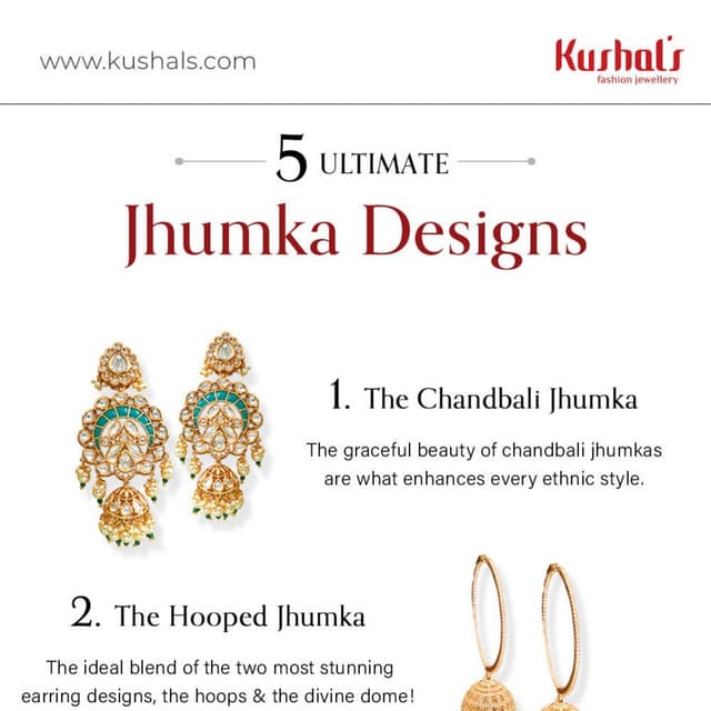 The 5 Types Of Jhumkas | PDF