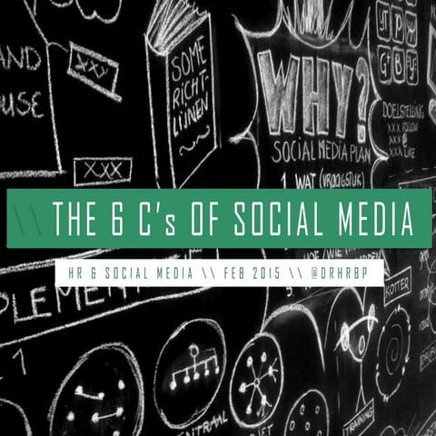 The 6 c's of Social Media | PDF