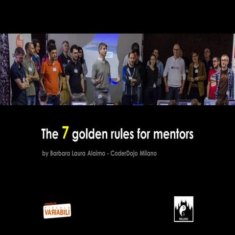 The 7 golden rules for mentors | PDF