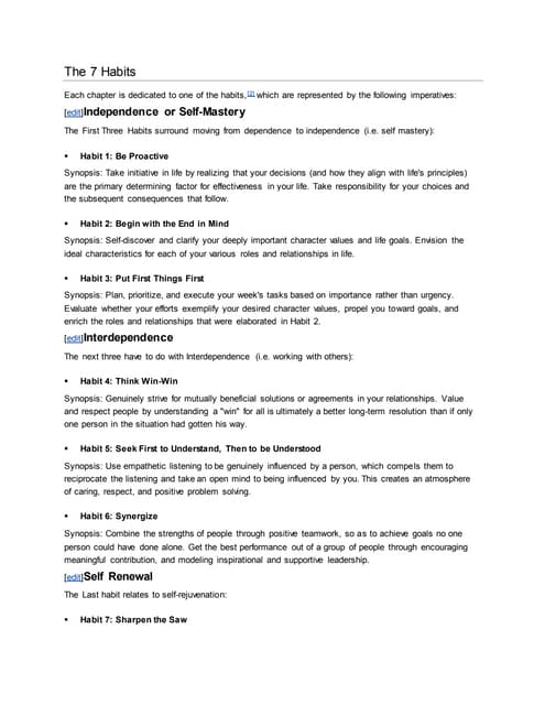 7 habits ppt. | PPTX