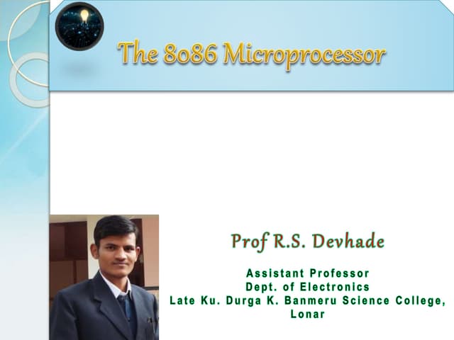 8086 microprocessor-architecture | PPTX