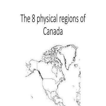 Physical geography of canada | PPTX