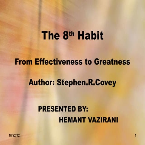 The 8 th_habit | PPT