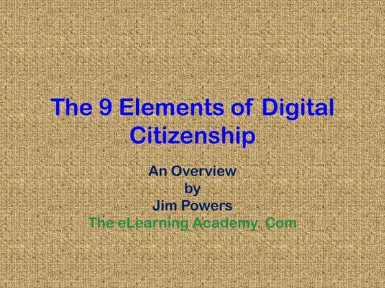 Digital citizenship powerpoint | PPTX