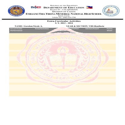 Gr.8 first quarter | DOC