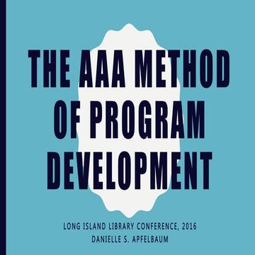 The AAA Method of Program Development | PPT