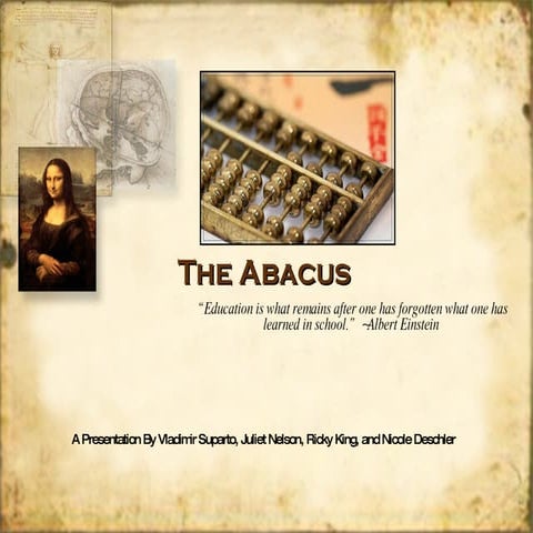 Theabacus | PPT | Science