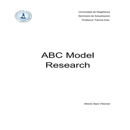 The abc model | DOCX