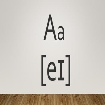 The abc with phonetics | PPTX