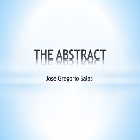THE ABSTRACT.pptx