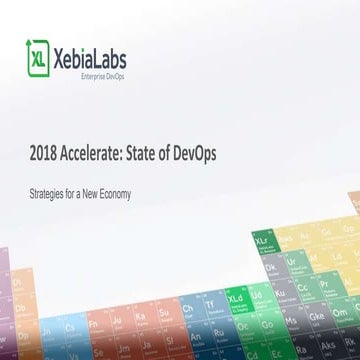 The Accelerate State Of Devops Report Ppt