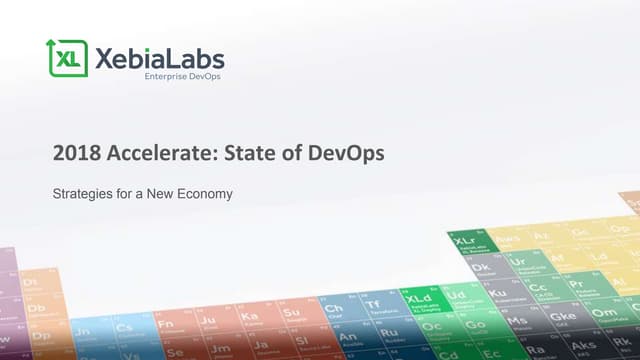 The Accelerate State Of Devops Report Ppt