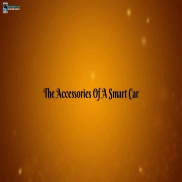 The Accessories Of A Smart Car | PDF