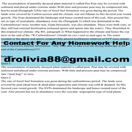 The accumulation of partially decayed plant material is called Pea Pe.pdf