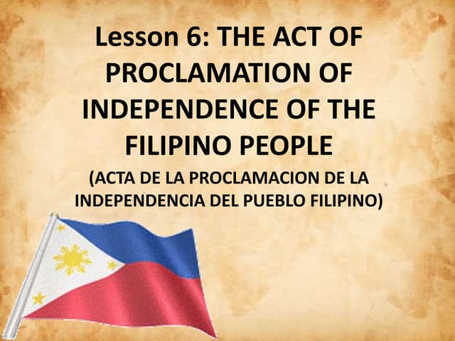Return of Aguinaldo and the Declaration of the Philippine Independence.pptx