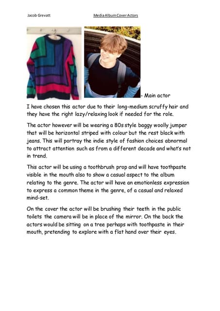 The actor analysis | PDF