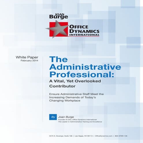 The Future of Office Administration: Trends to Watch in the Next Five ...