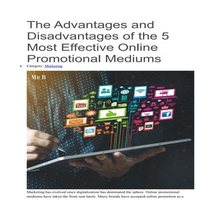 The Advantages and Disadvantages of the 5 Most Effective Online ...