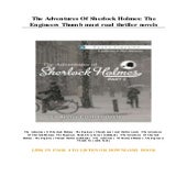 The Adventures Of Sherlock Holmes: The Engineers Thumb must read ...