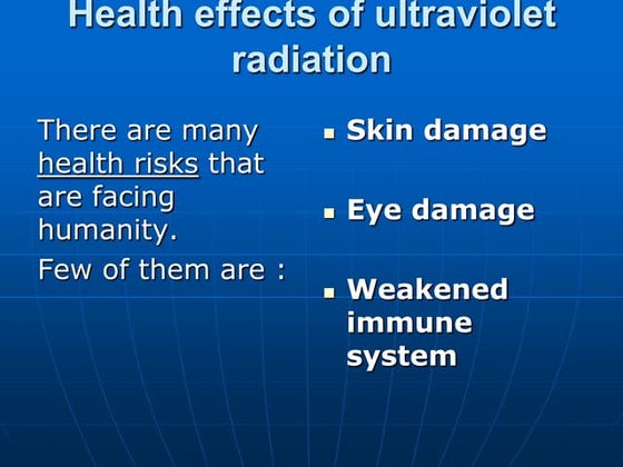 ULTRAVIOLET RADIATION THERAPY (UVR) | PDF