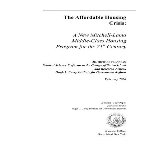 The affordable housing crisis | PDF