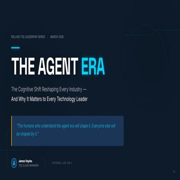 The Agent Era: The Cognitive Shift Reshaping Every Industry | PDF
