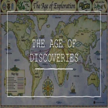 THE AGE OF DISCOVERIES: PORTUGUESE AND SPANISH EXPLORATIONS. | PPTX