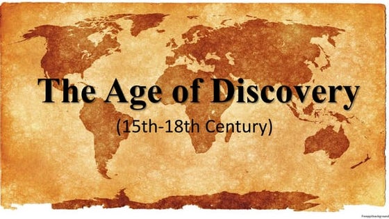 The age of discovery | PPT