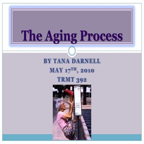 The aging process | PPT