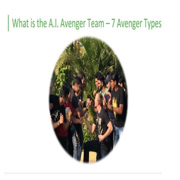 The A.I. Avenger Team - The 7 roles that you need | PDF