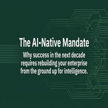 AI Native Blueprint for Future Ready Enterprise | PPTX