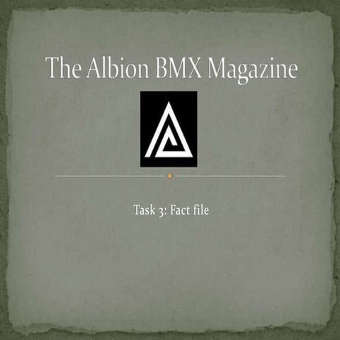 The albion bmx magazine file fact | PPTX