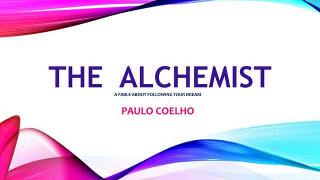 The Alchemist Book written by Paulo Coelho | PDF