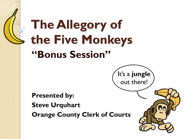 Effective delegation and monkey management