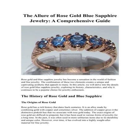 The Allure of Rose Gold Blue Sapphire Jewelry A Comprehensive Guide.docx