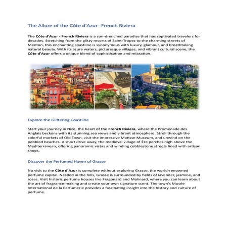 The Allure of the Côte d'Azur - French Riviera.pdf