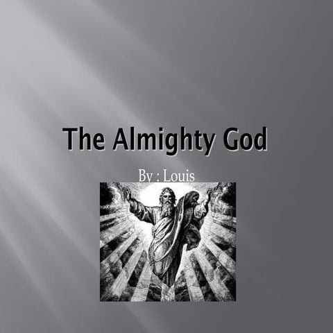 The almighty god | ODP