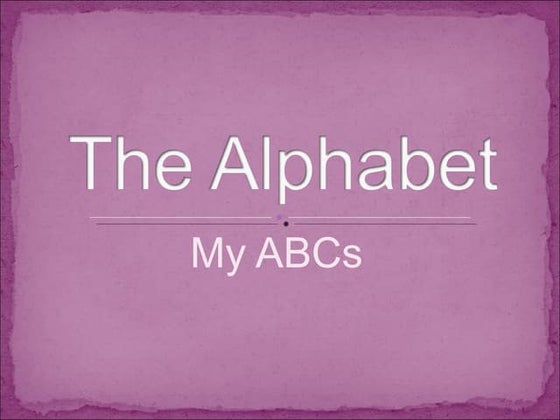 Alphabet Jive | PDF