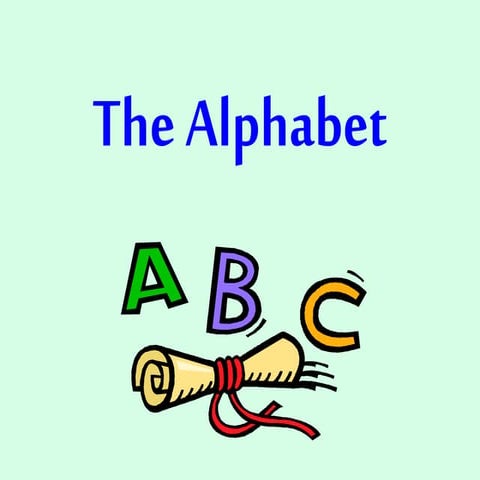 The alphabet | PPT