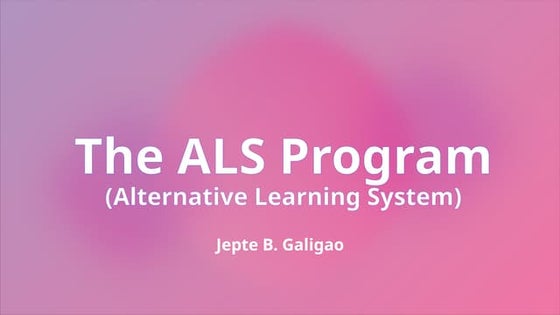 Implementing-Rules-and-Regulations-of-the-ALS-ACT-RA-No.11510.pptx | Special Education | Education