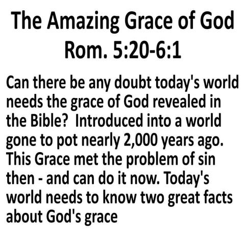 Do not receive the grace of god in vain | PPTX