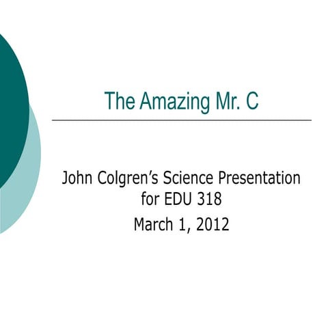 The amazing mr | PPT