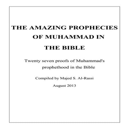 The amazing prophecies of muhammad in the bible | PDF