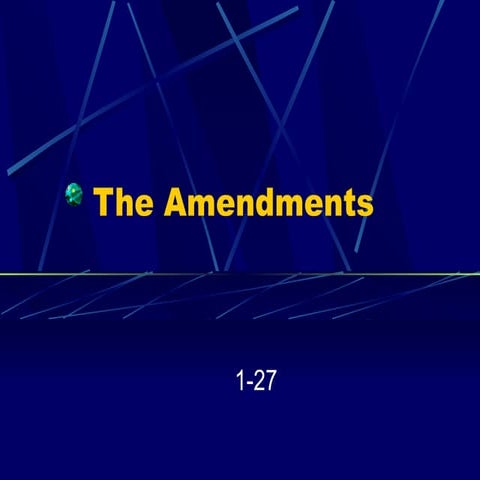 The amendments | PPT